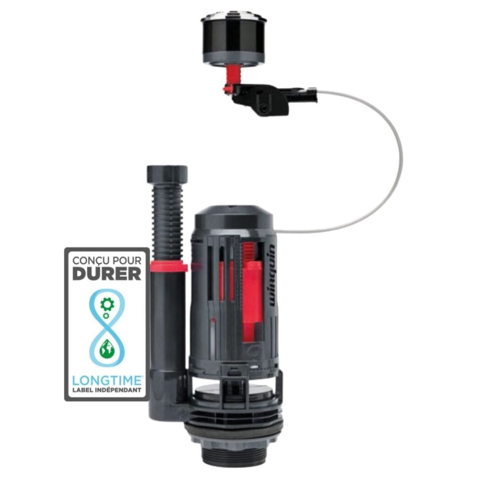 Flexiflow, chasse d'eau fiable et réparable, certifiée LONGTIME®